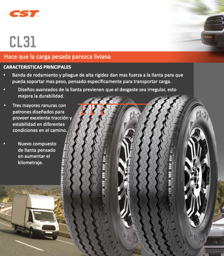 CST Tires CL31 155R13C LT 90/88N - La Casa de La Llanta