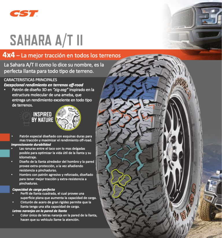 CST Tires Sahara A/T II 265/60R18 - La Casa de La Llanta