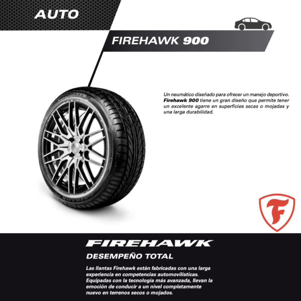 Firestone Tires Firehawk 900 195/60R14 - La Casa de La Llanta